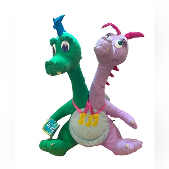 Dragon Tales | Toys | Vintage Dragon Tales Zak And Wheezie Hasbro Plush ...
